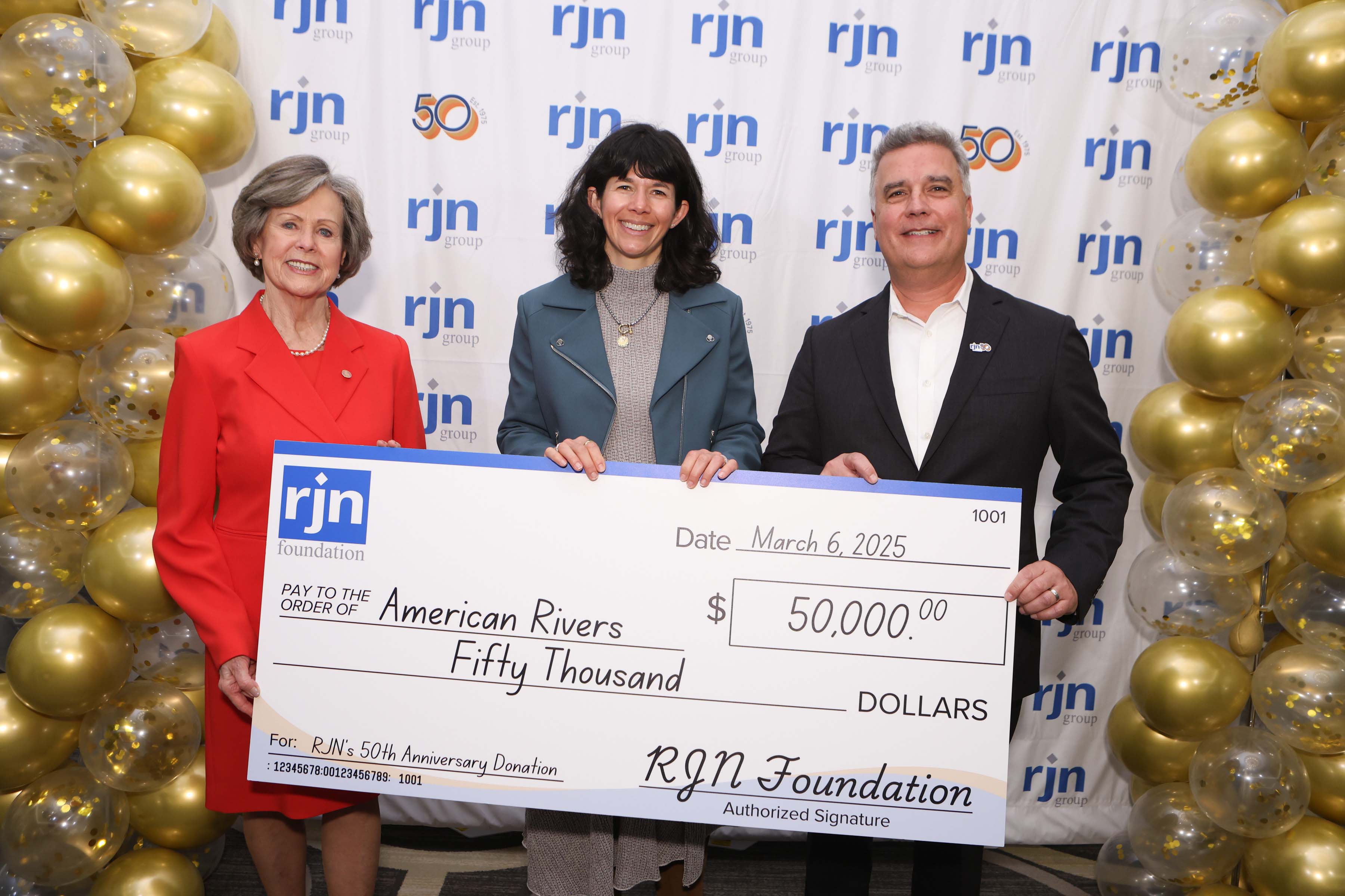 RJN's 50-Year Donation to American Rivers
